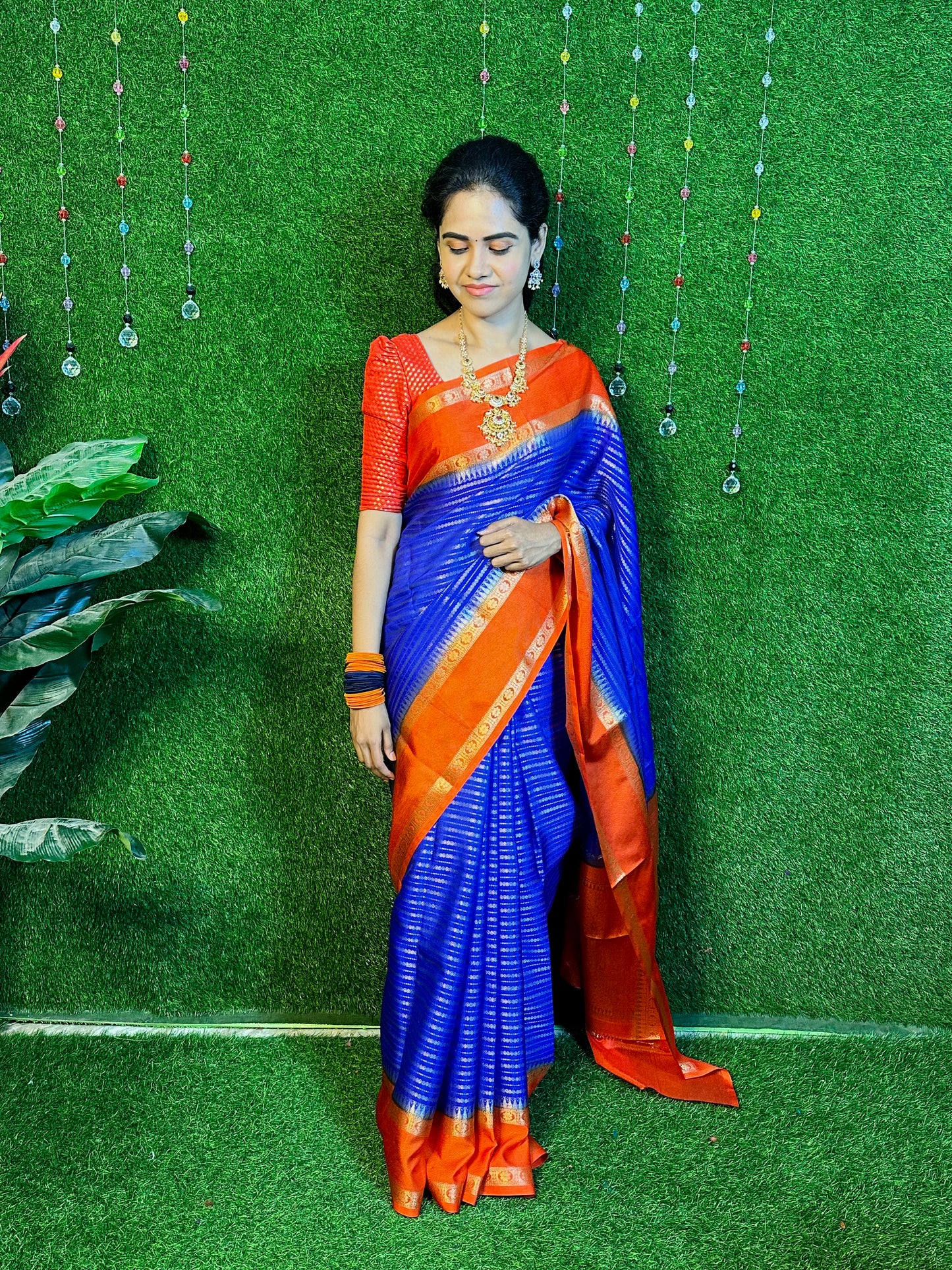 75_Retta Petta border Sarees – Rishi Boutique