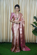 Pink shade Jothika / Jyothika inspired saree premium katan silk - shad ...