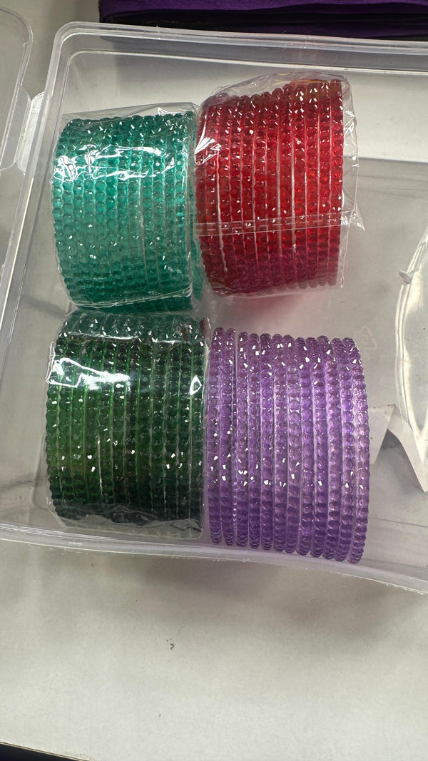 Rain drop Bangles plus box combo( pls mention size in first line of ad ...
