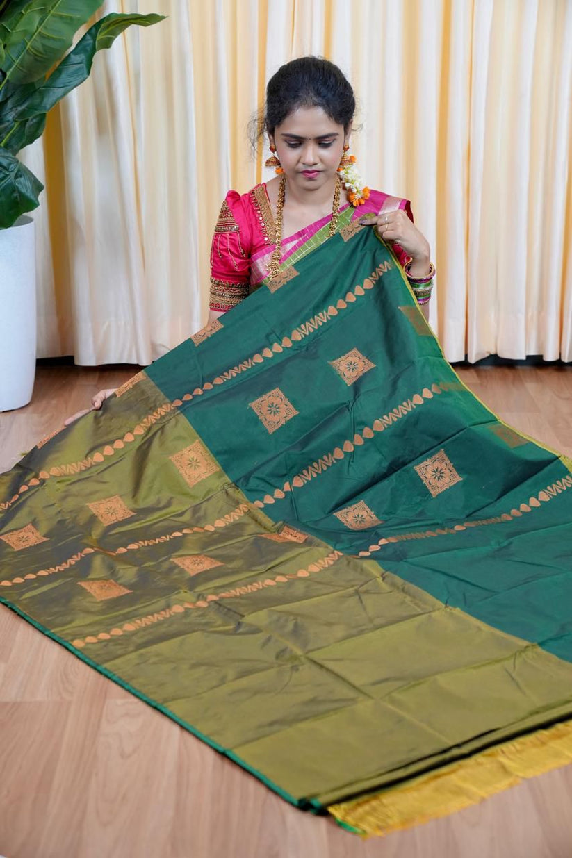 Border less soft silk sarees🎁 – Rishi Boutique